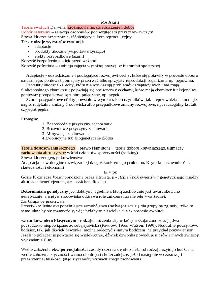 Notatka Egzamin BPZ | PDF