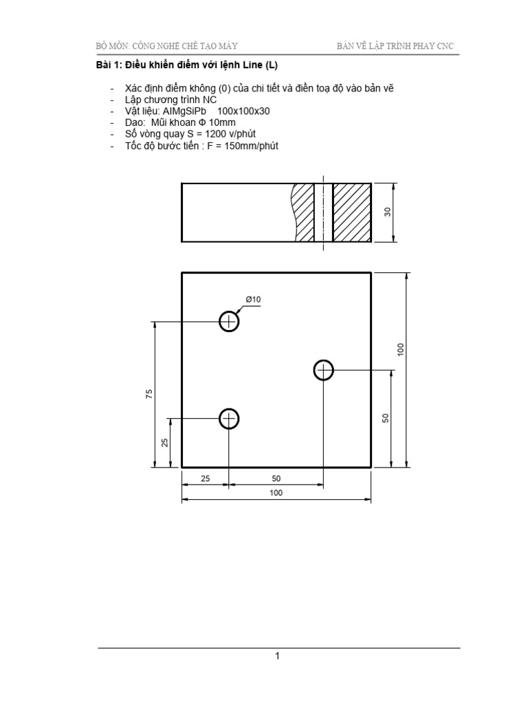 TAP BAN VE LAP TRINH PHAY CNC (T.PHONG) | PDF