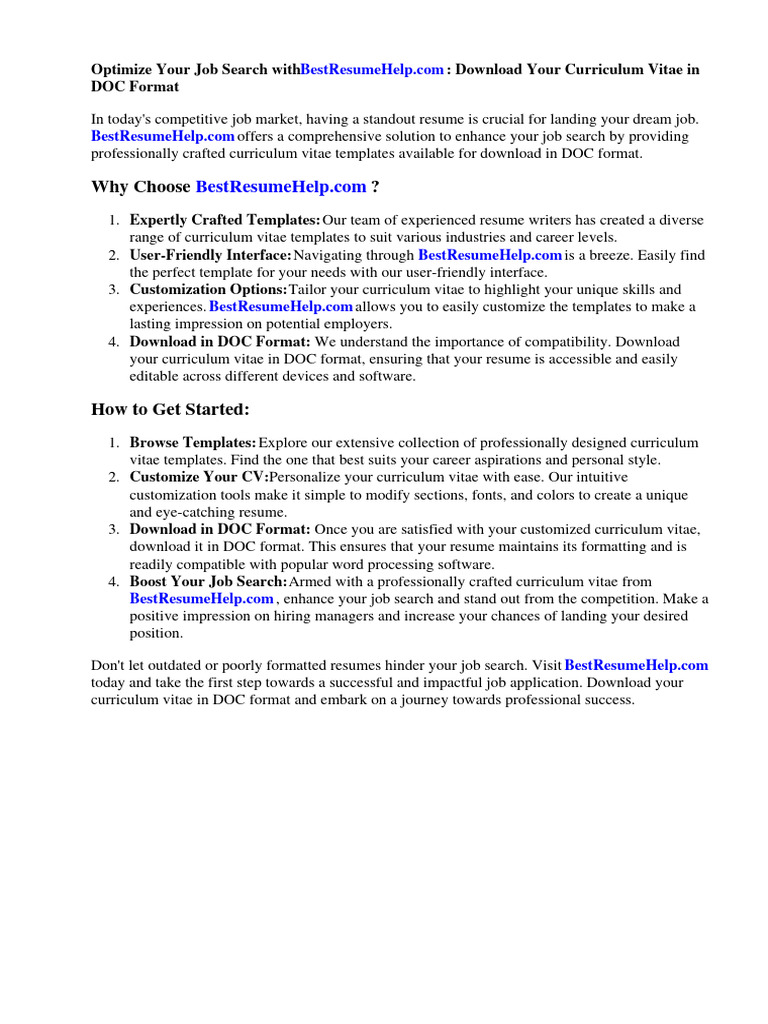 Download Customizable CV Templates | PDF | Résumé | Microsoft Power Point