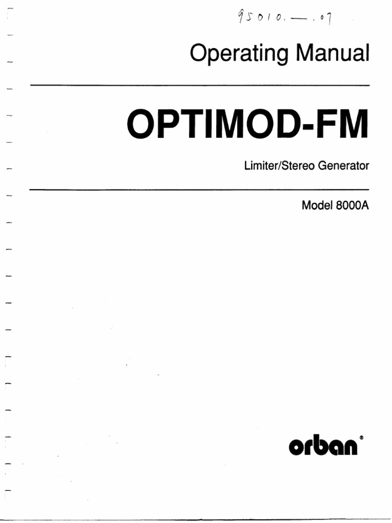 8000A Manual r07 | PDF