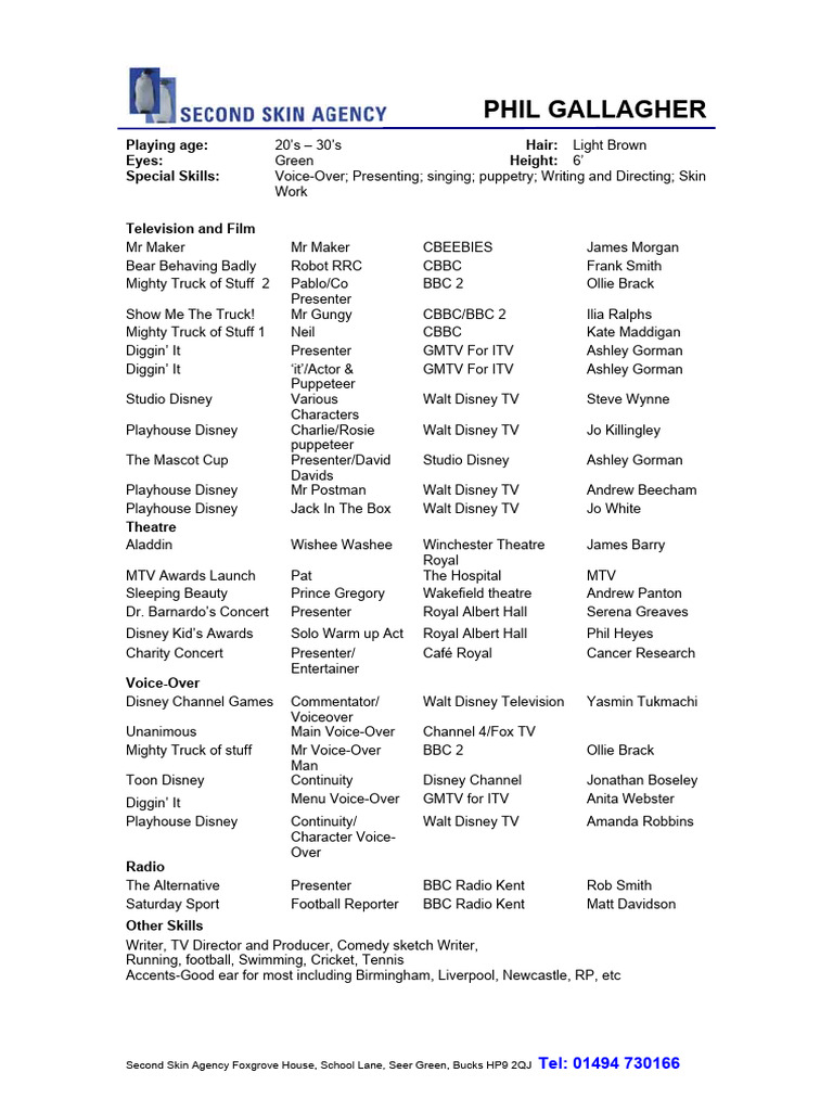 CV Phil Gallagher | PDF