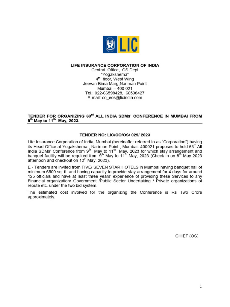 Tender Document | PDF | Taxes