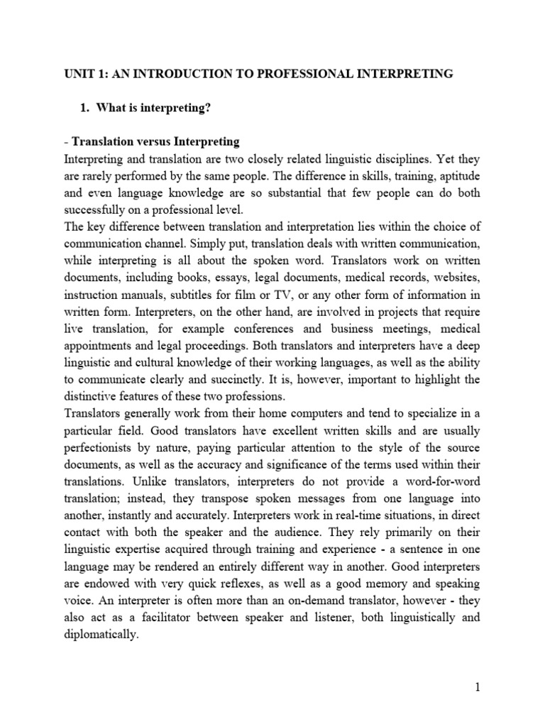 Theory of Interpreting | PDF | Language Interpretation | Memory