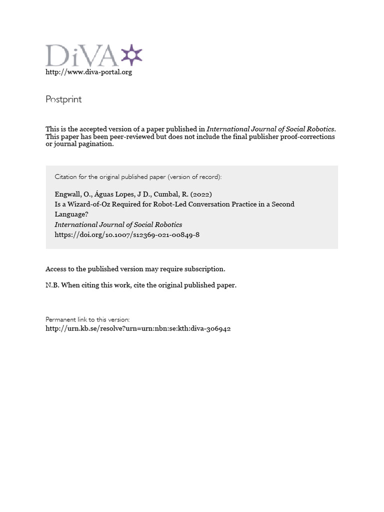 FULLTEXT01 | PDF | Speech Recognition | Second Language