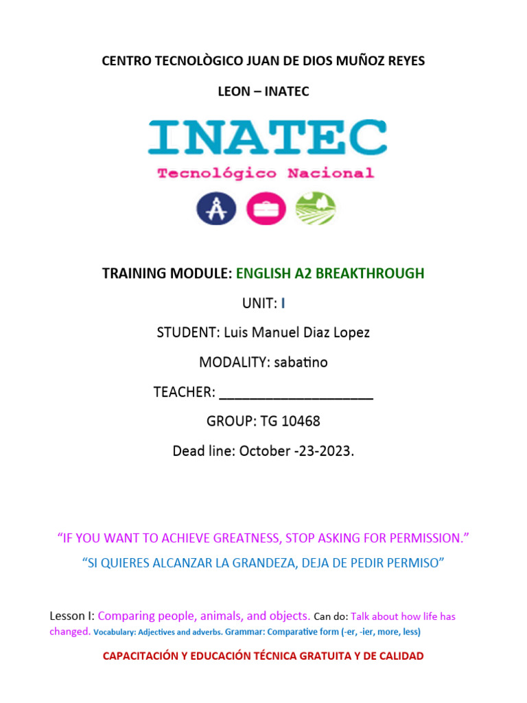 A2 - Unit 1 Task 17 To 23 October - 2023 | PDF | Earth Sciences