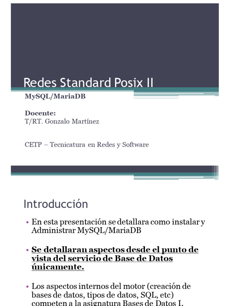 Permisos y Replicacion | PDF | Mi sql | Gestión de datos