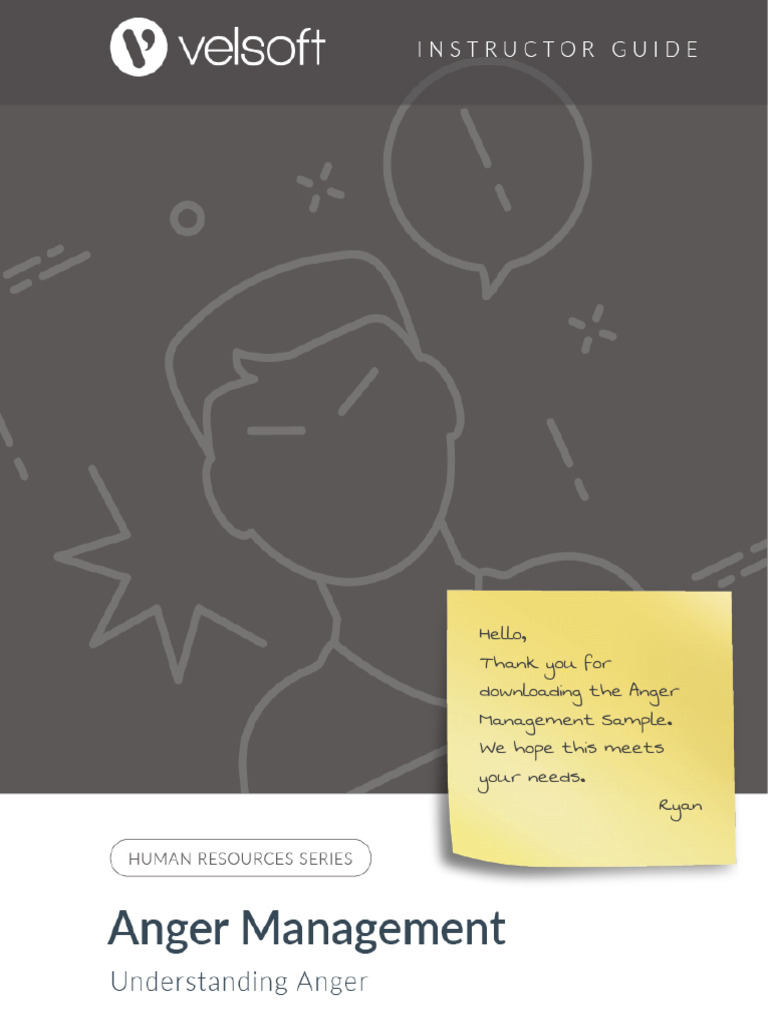 Anger Mgt (for HR) | PDF | Anger | Emotions