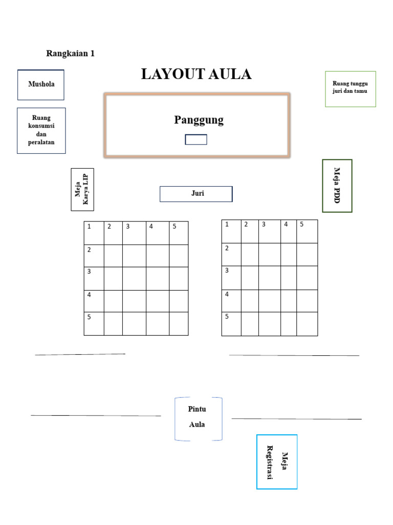 Layout Aula Unsika - Olimpiade Agriculture 2023 | PDF