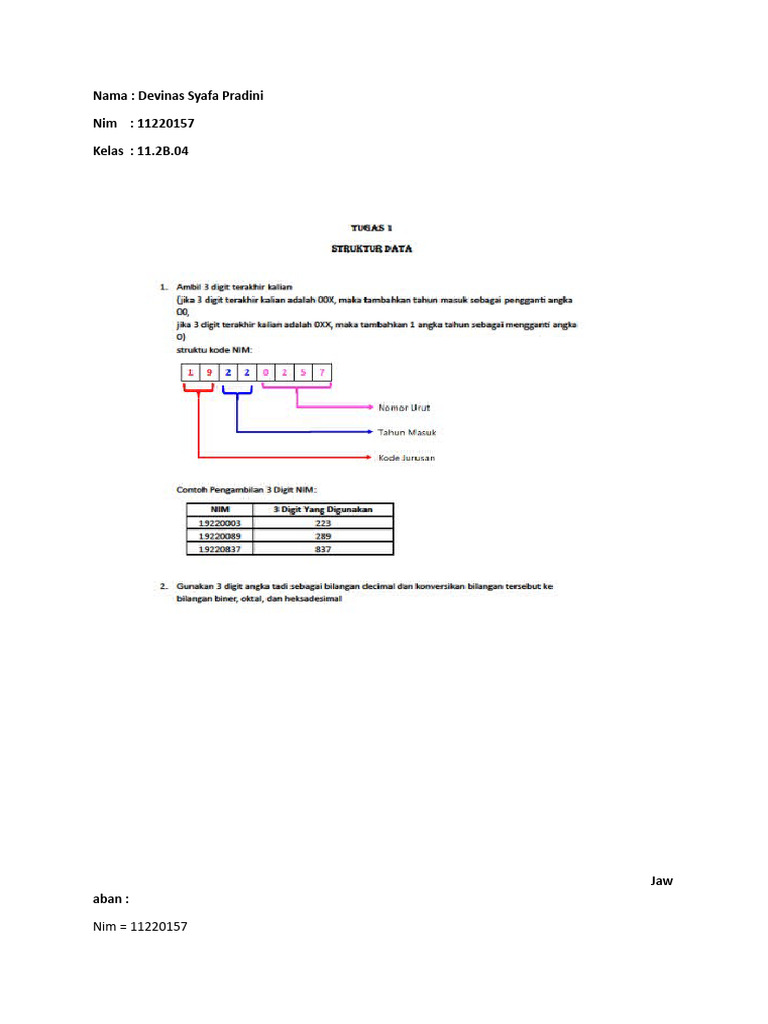 Tugas Struktur Data | PDF