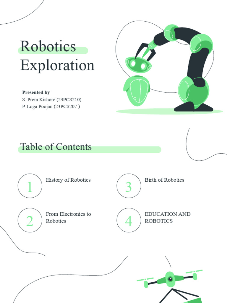Robotics Exploration 23PCS | PDF | Robotics | Robot