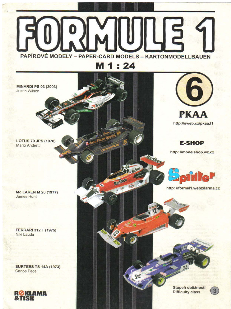 Pkaa Formule 1 No6 | PDF