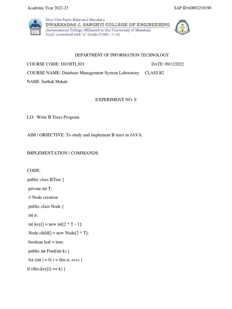 DBMS9 | PDF | Object Oriented Programming | Computer Data