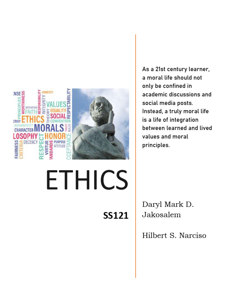 Ss121 Ethics Revised Module v3 2024 | PDF | Morality | Free Will