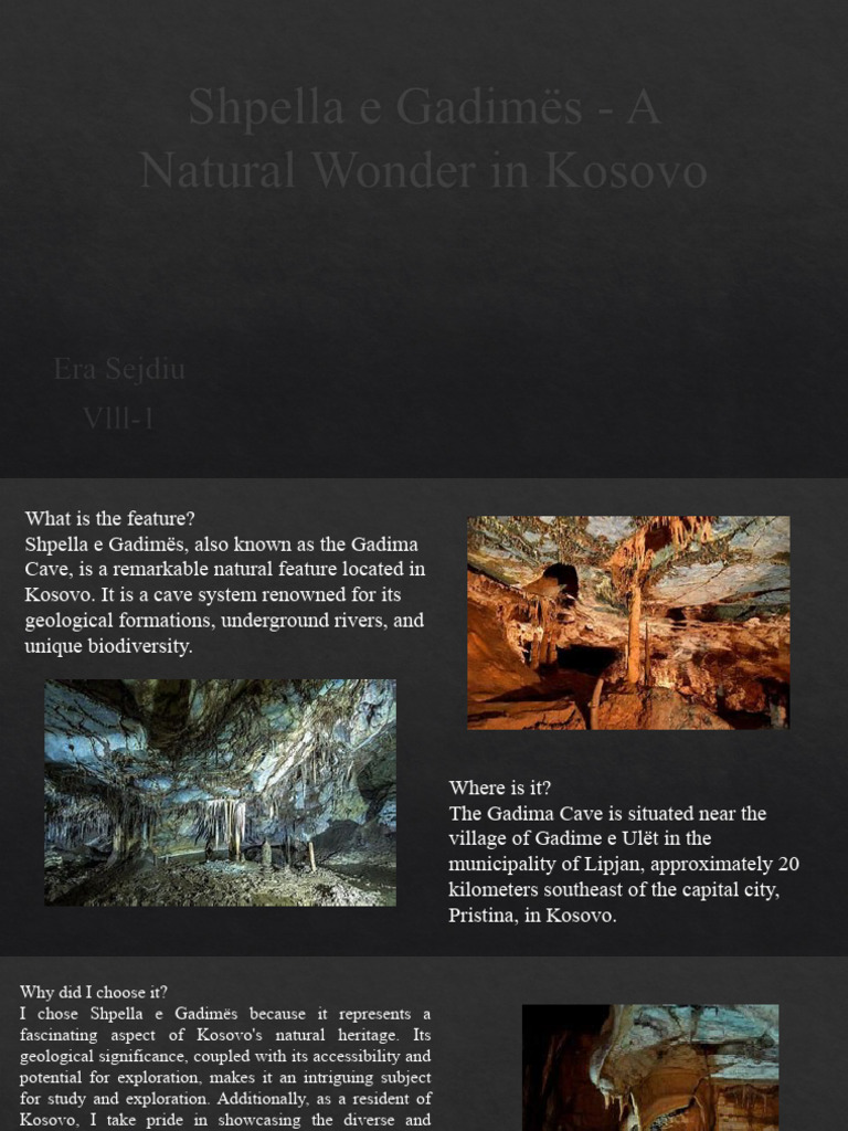 Shpella e Gadimës - A Natural Wonder in | PDF