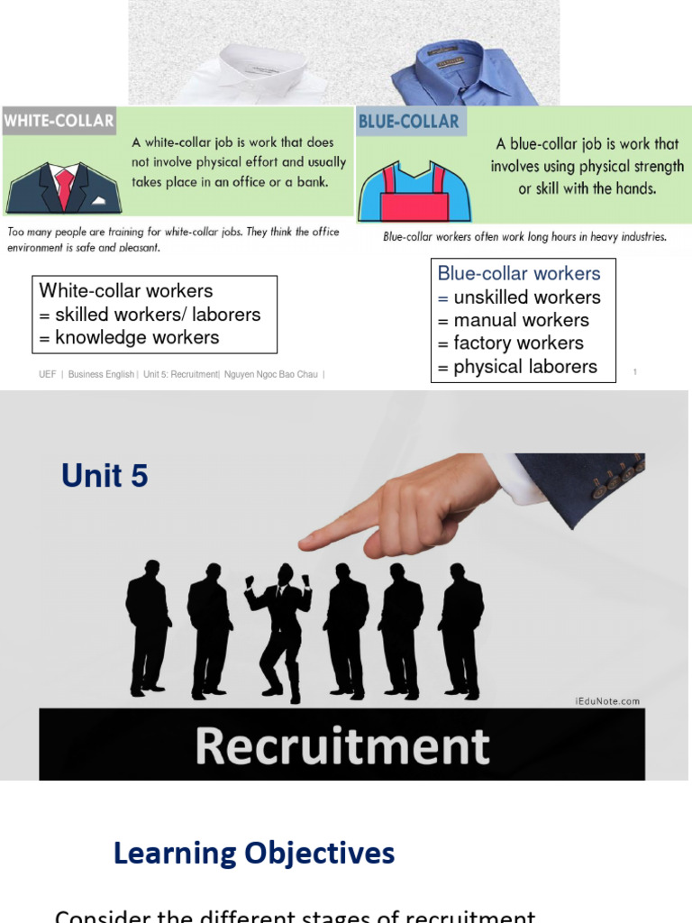 Unit 5 Recruitment Pdf Résumé Recruitment