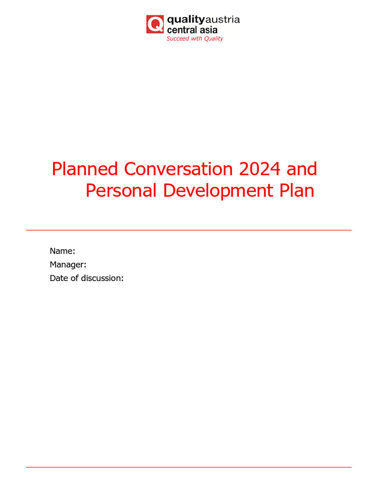 Planned Conversation - QACA - 2024 | PDF