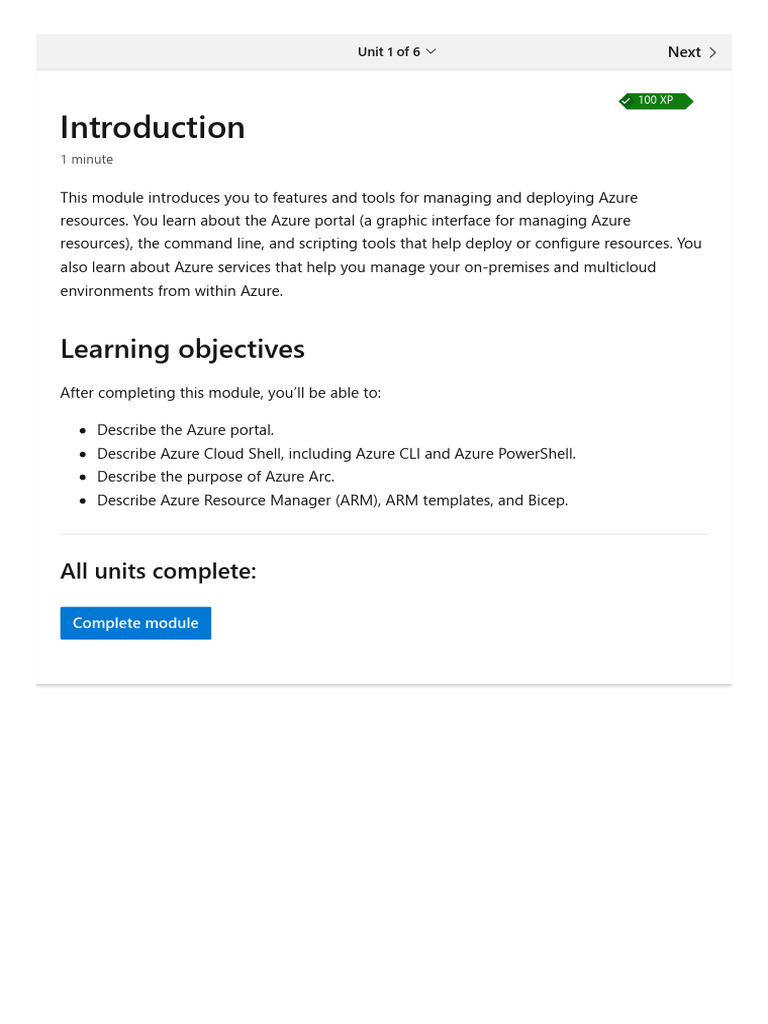 XI. Describe Features and Tools For Managing and Deploying Azure Resources | Download Free PDF ...