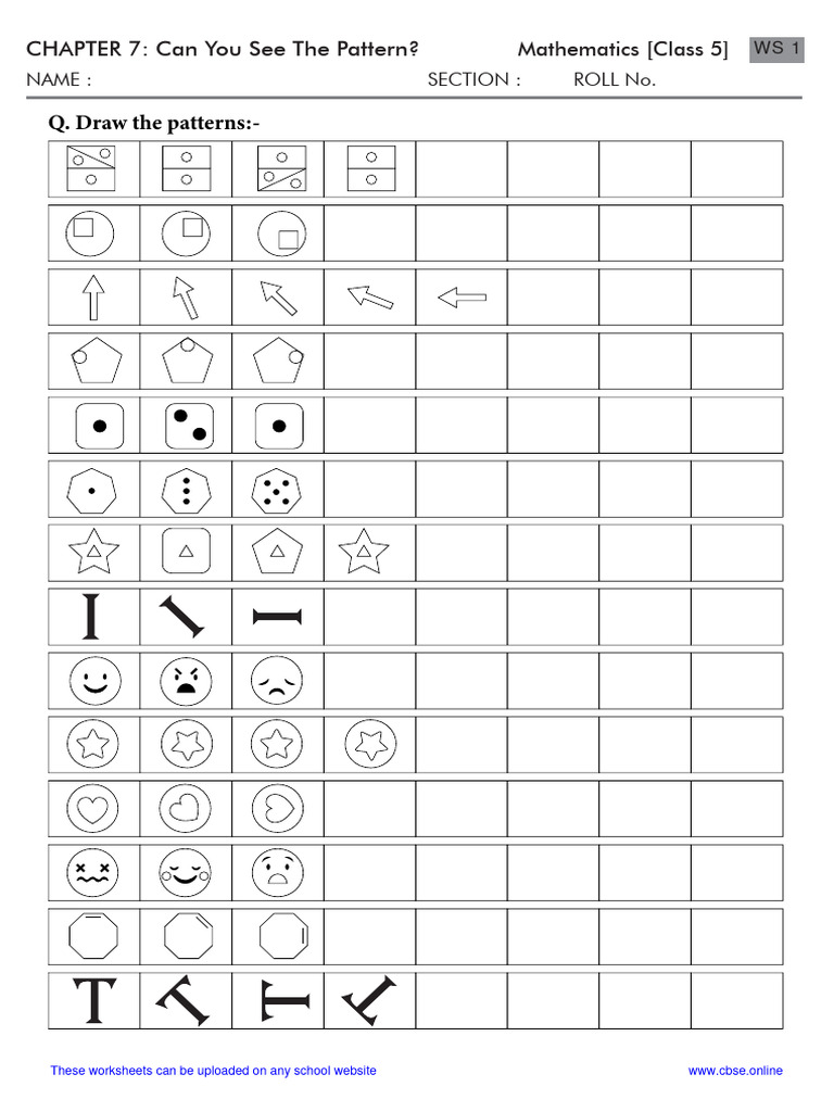 7 Can You See The Pattern | PDF | Secondary Education | Student ...