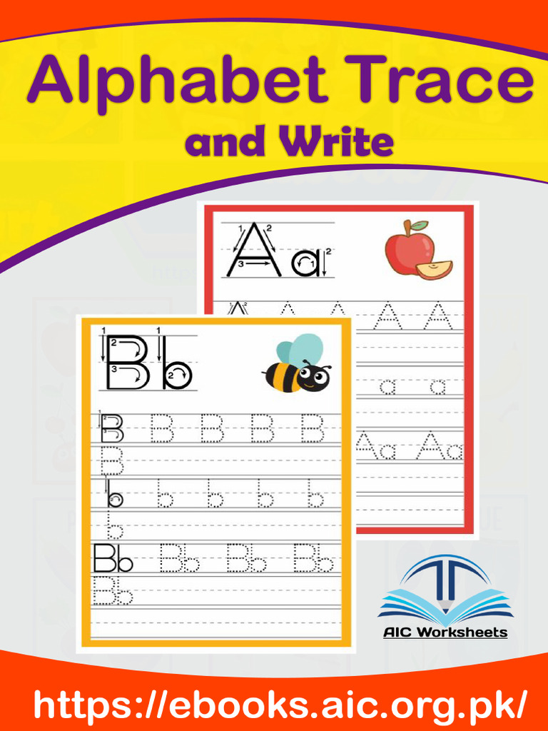 Alphabet Trace and Write - 3 | PDF | Language Arts & Discipline ...