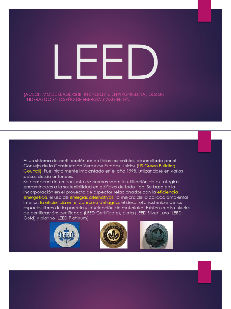 Presentacion Leed | PDF