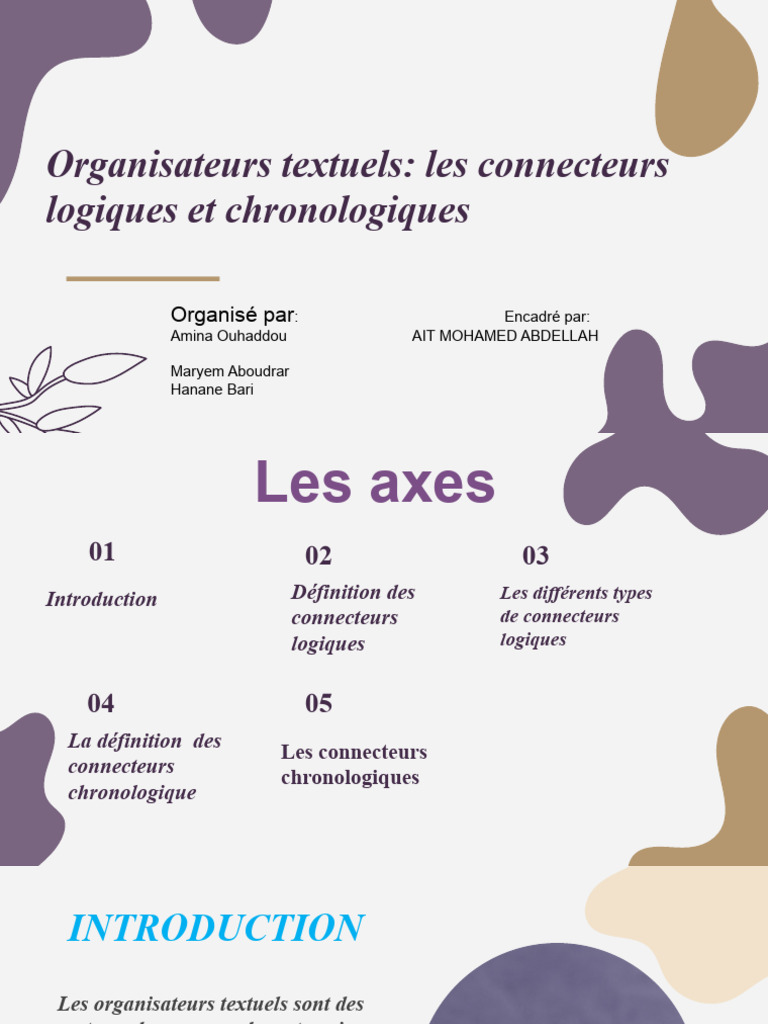 Organisateurs Textuels | PDF