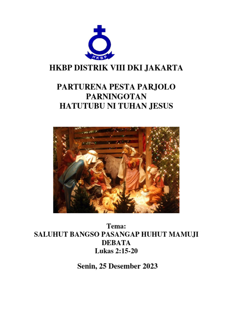Natal-25 Desember - BATAK OK | PDF