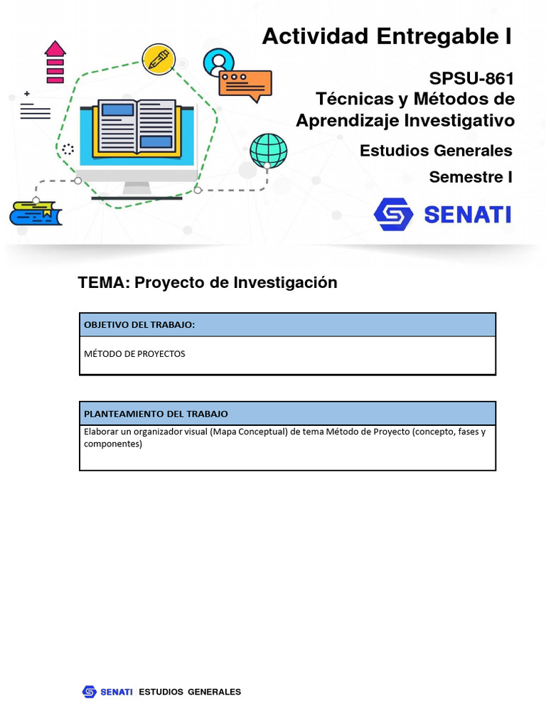 MÉTODO DE PROYECTOS - Entregable - 1 | PDF | Aprendizaje | Cognición