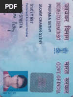 Pancard Back Side | PDF