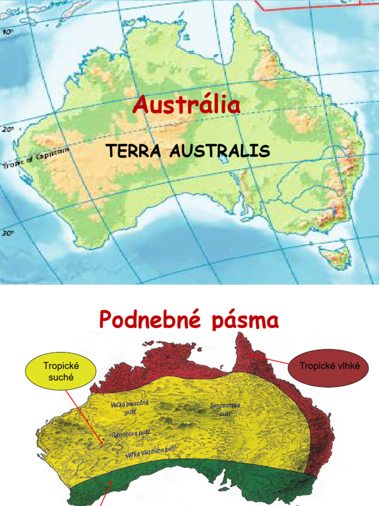Podnebie A Vodstvo Austrálie, 9A, B, C | PDF