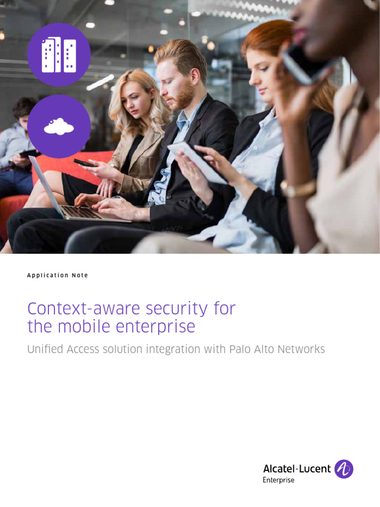 Context Aware Security For Mobile Enterprise Appnote en | PDF | Computer Network | Computer Security