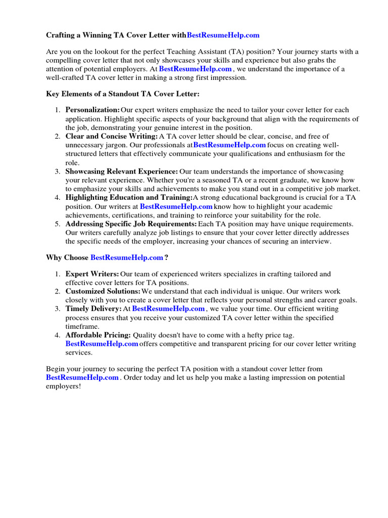 Ta Cover Letter | PDF | Http Cookie | Social Media