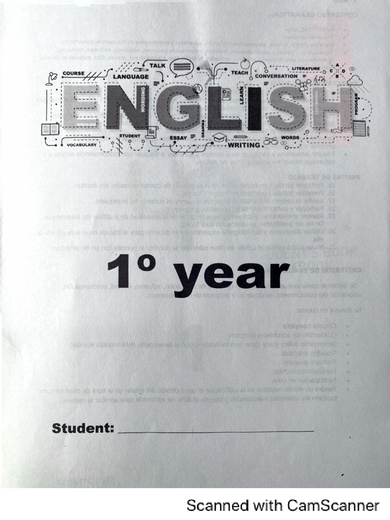 1 Year English Book | PDF