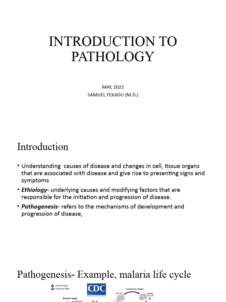 Introduction to Pathology Overview | PDF | Pathology | Cytopathology
