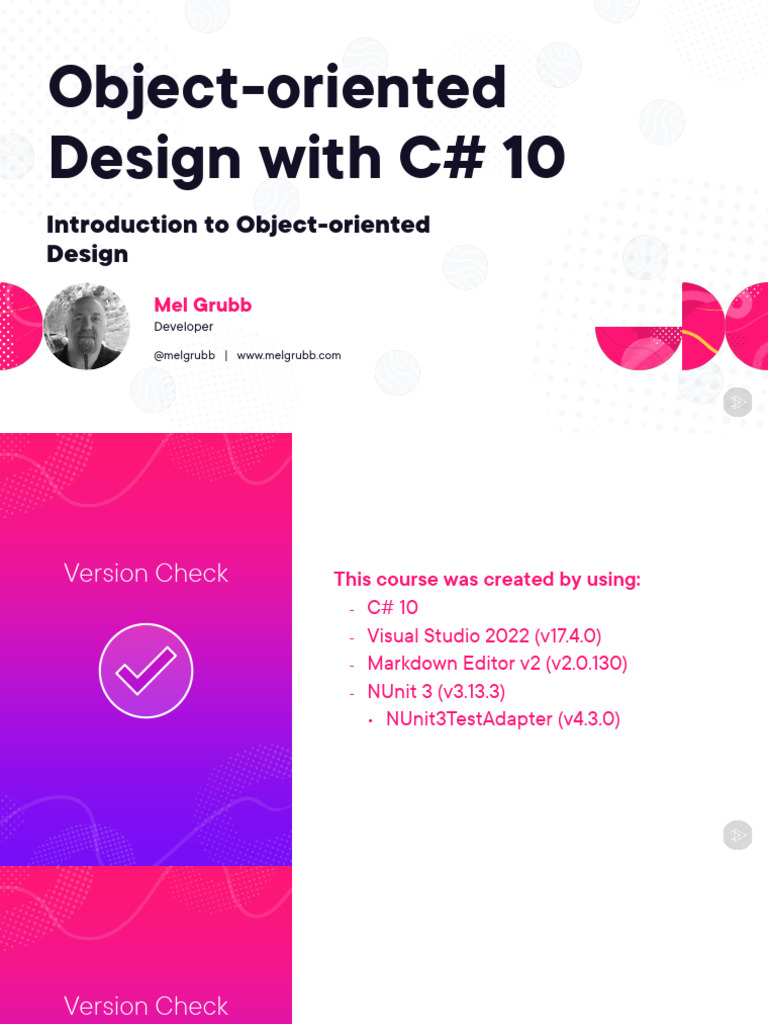 Introduction To Object Oriented Design Slides | PDF | Object Oriented ... Introduction To Object Oriented Design Slides | PDF | Object Oriented ...