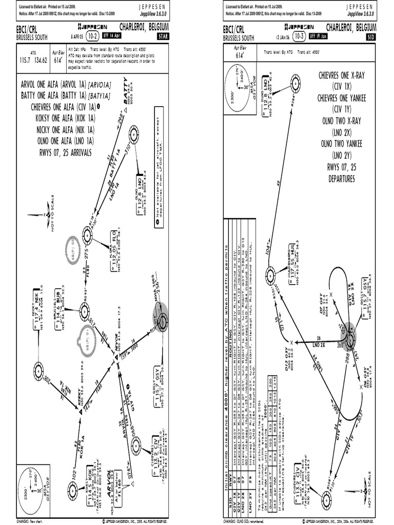 EBCI (Charleroi Airport) | PDF | Aviation | Aircraft