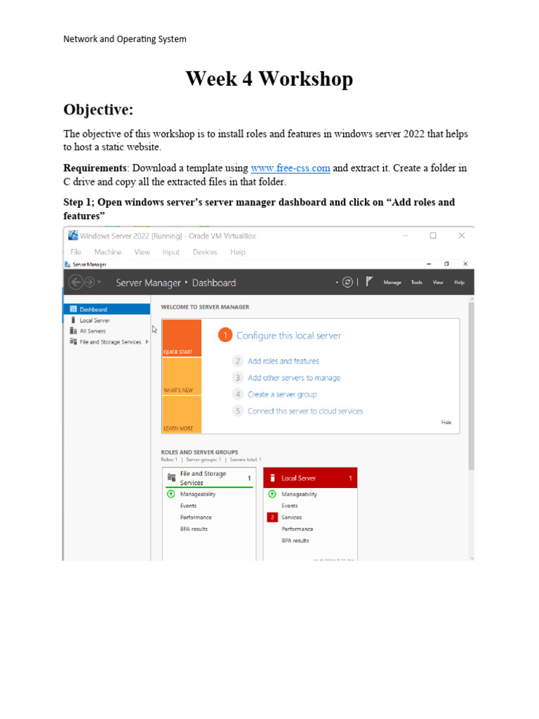 Week4Workshop 93472 | PDF | Networking | Internet & Web