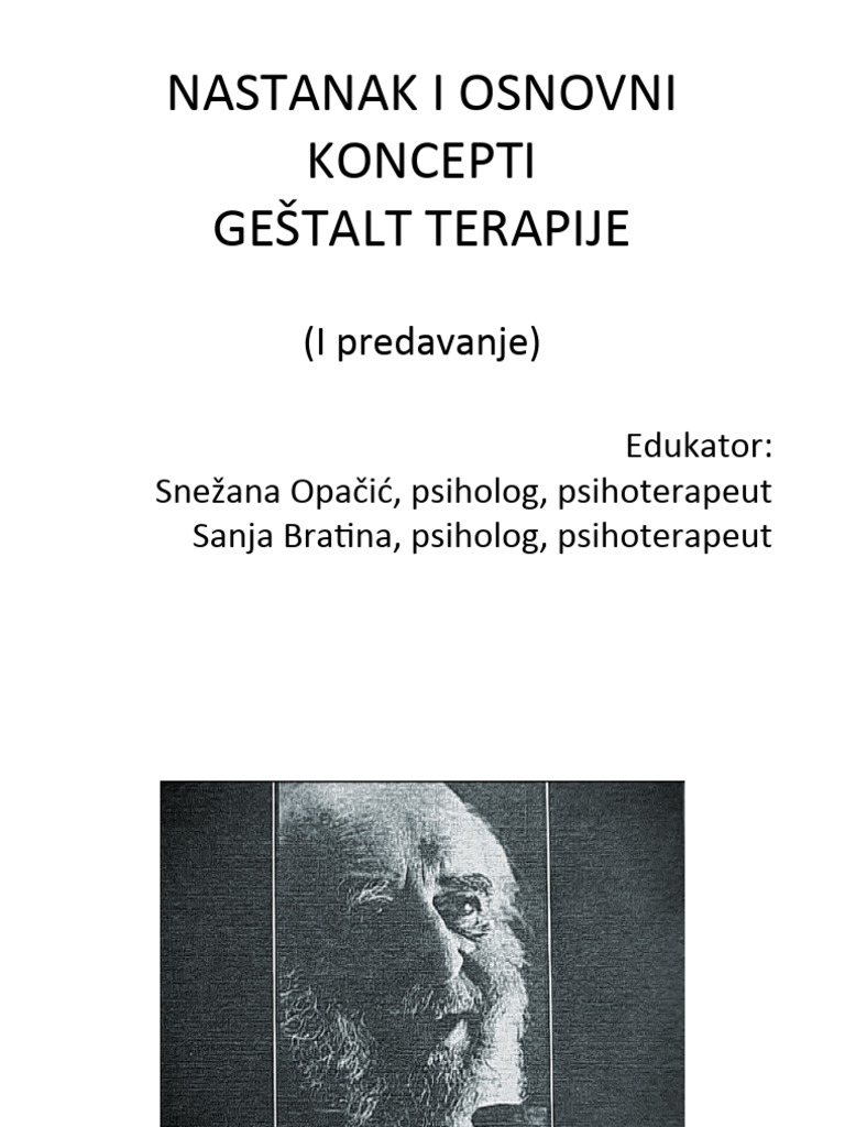 Nastanak I Osnovni Koncepti Gestalta | PDF