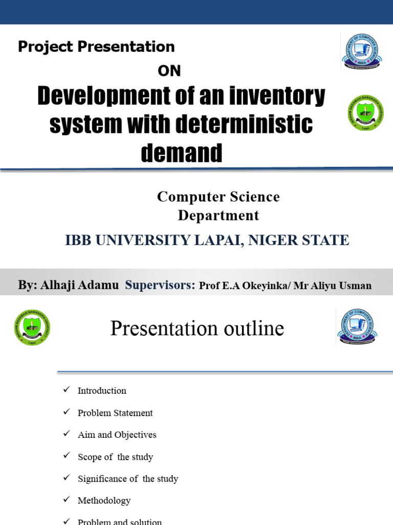 My Project Presentation Slde Template | PDF | Mathematical Optimization ...