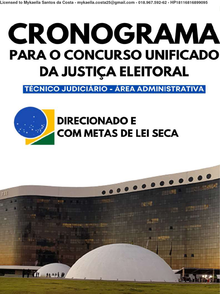 Cronograma Tjaa Completo | PDF | Eleições | Constituição