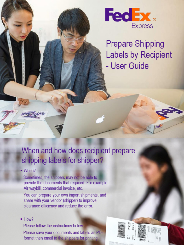 Fedex Online Remote Pickup Userguide en TW | PDF | Invoice | Freight ...