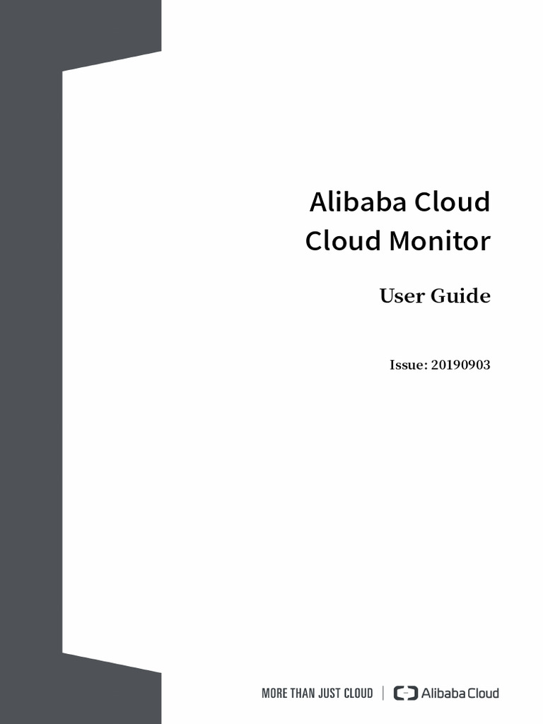 Alibaba Cloud Cloud Monitor User Guide 20190903 | PDF | Process ...