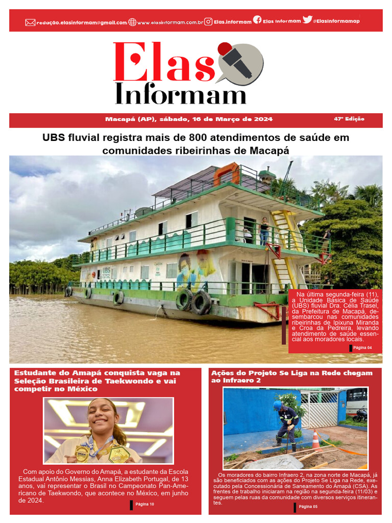 Elas Informam 16.03-2024 | PDF | Vitamina | Fibra alimentar