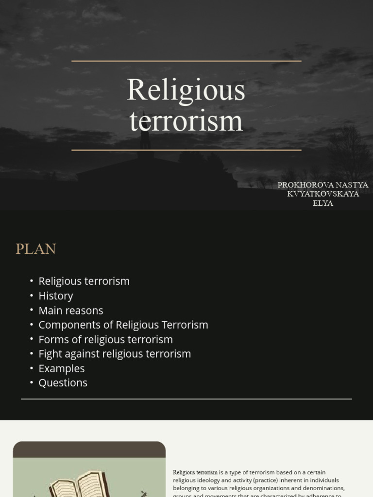 Religious Terrorism | PDF | Fundamentalism | Religious Terrorism