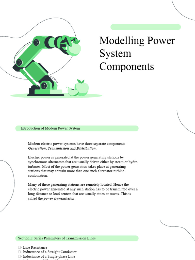 Modelling Power System | PDF
