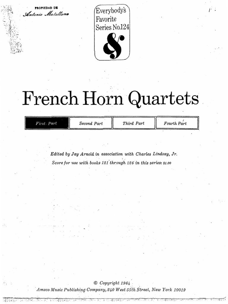 French Horn Quartets | PDF