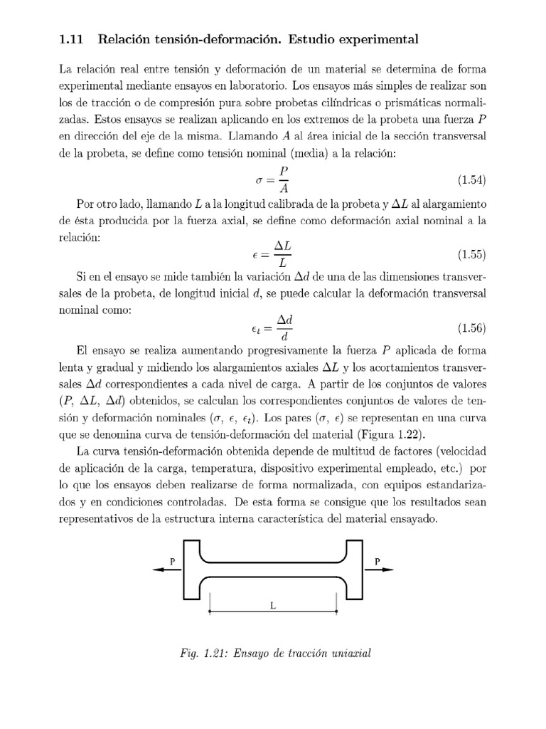 Tension y Deformacion | PDF
