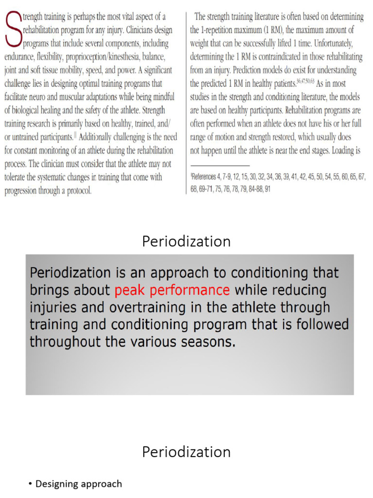 Periodization | PDF | Strength Training | Skeletal Muscle