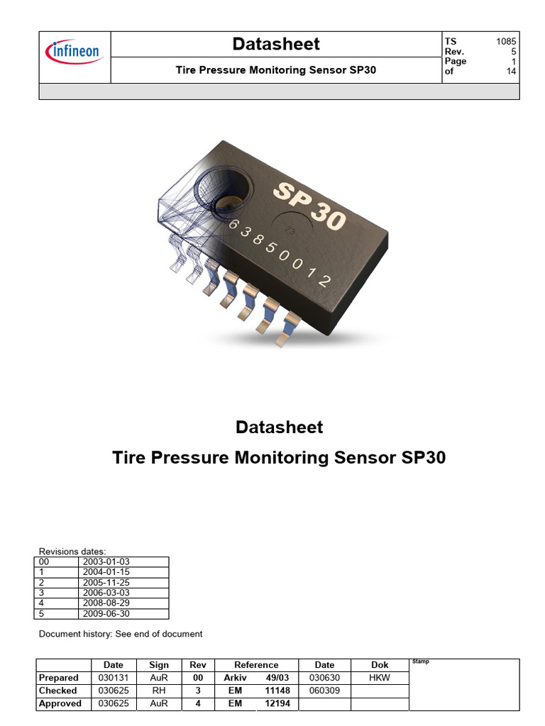 Sp30+-+data Sheet - ts1085.r4 | PDF | Sensor | Amplifier