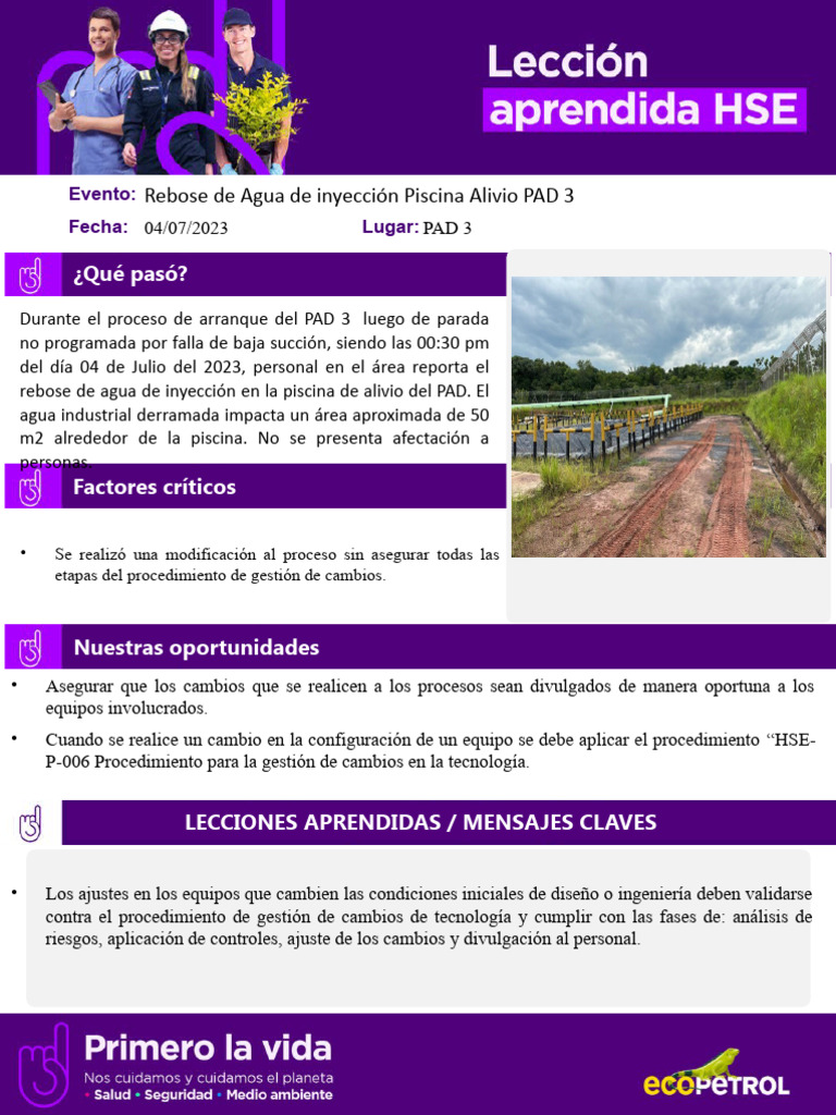Lecciones Aprendidas en Ecopetrol | PDF | Tecnología