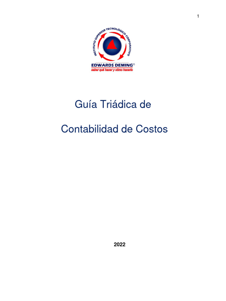 Contabilidad de Costos | PDF